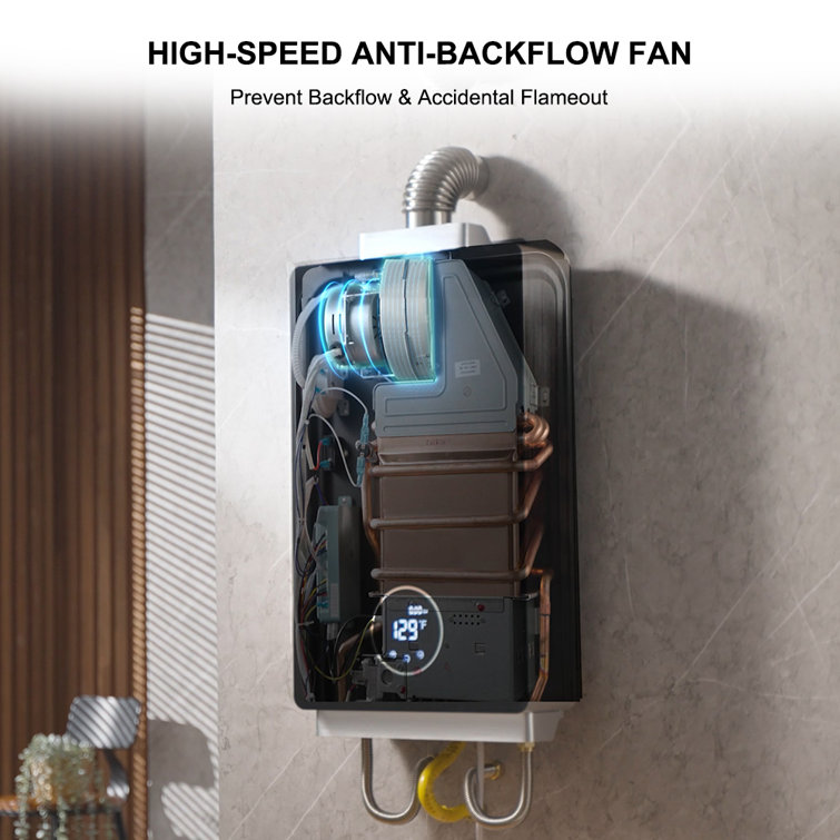 Camplux 3.18 GPM 8,2000 BTU Indoor Propane Tankless Water Heater With Vent Kit | Wayfair